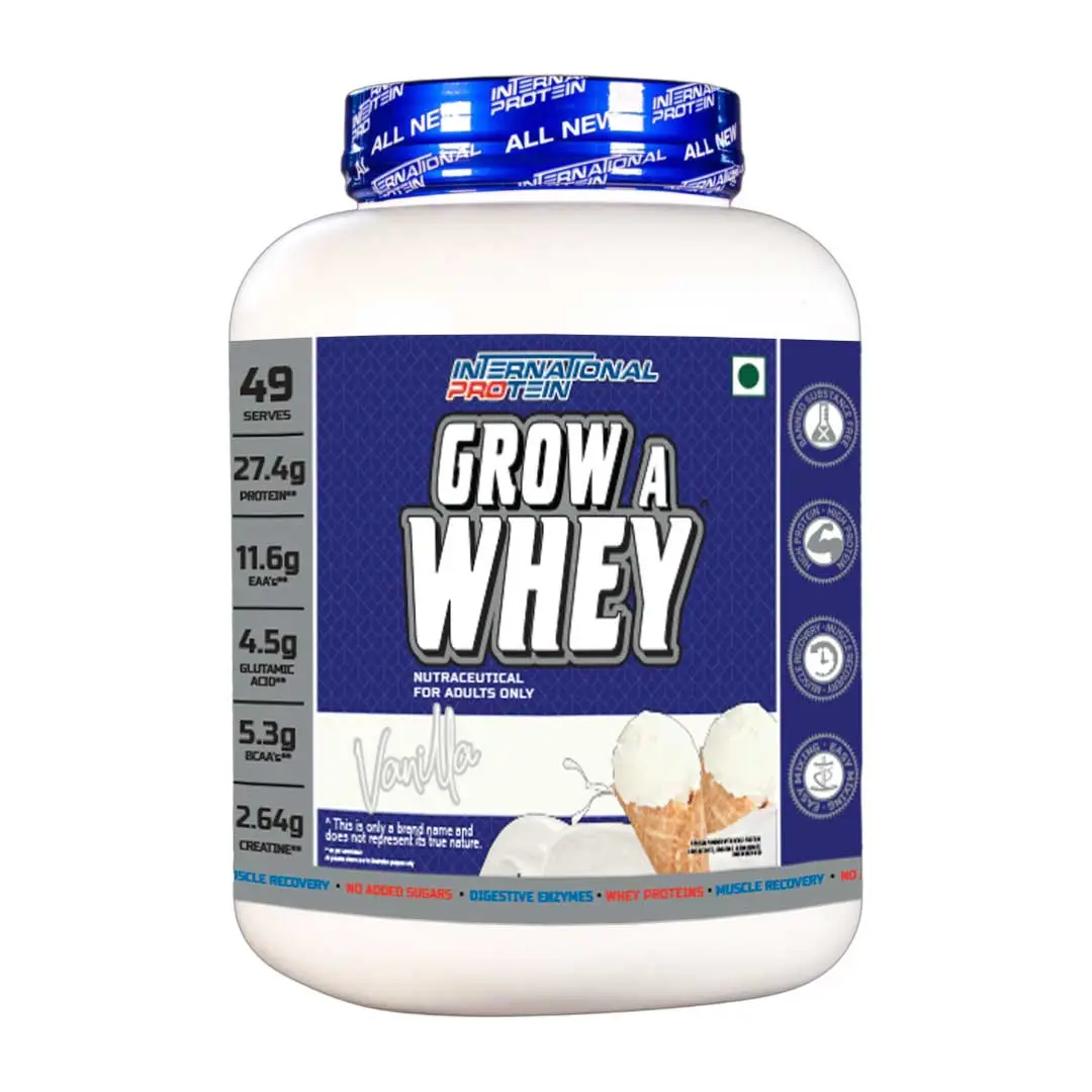 International Protein Grow A Whey Protein 5 Lbs (Australian) – Alltime ...